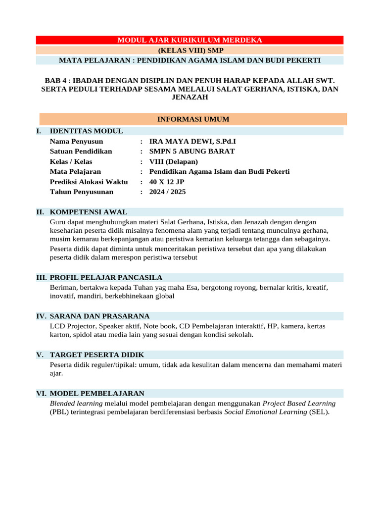 Modul Pai 8 Bab 4. | PDF