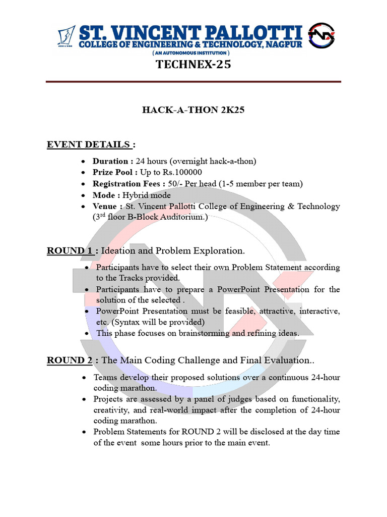 Hack-a-thon details | PDF