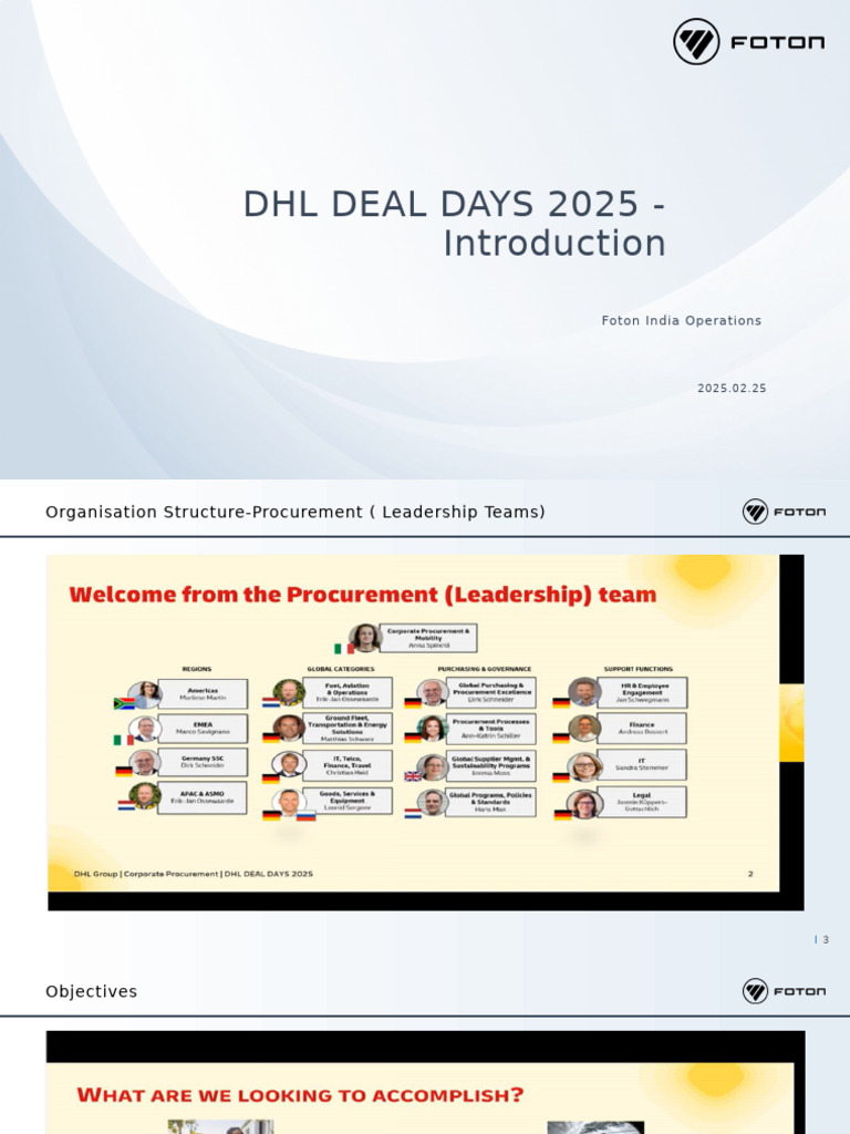 DHL Deal Days 2025 Overview | PDF