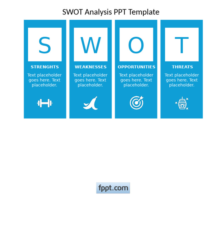 SWOT Analysis PowerPoint Template | PDF