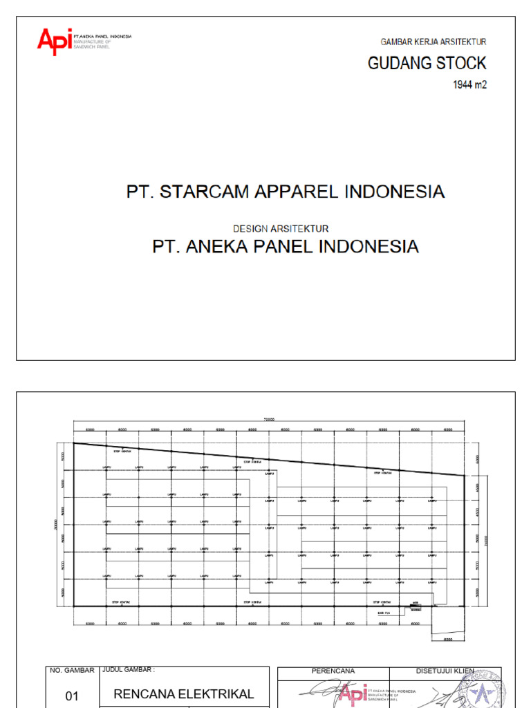 Rencana Elektrikal dan pencahayaan | PDF