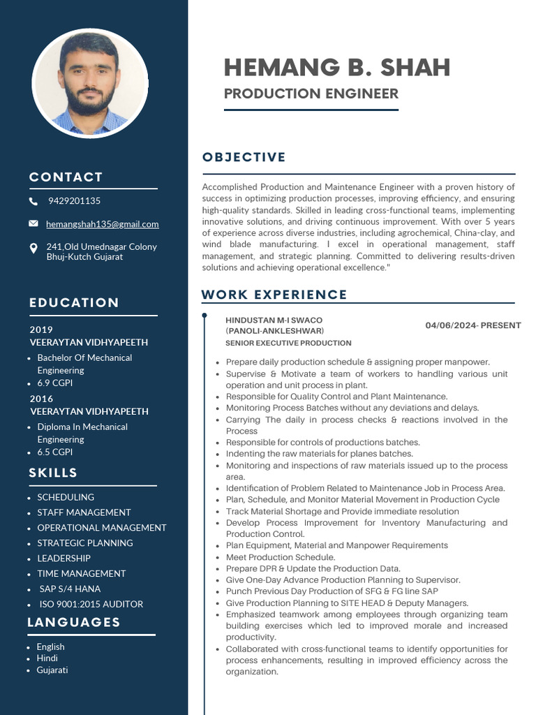 Blue Simple Professional CV Resume - 20240915 - 100908 - 0000 | PDF ...