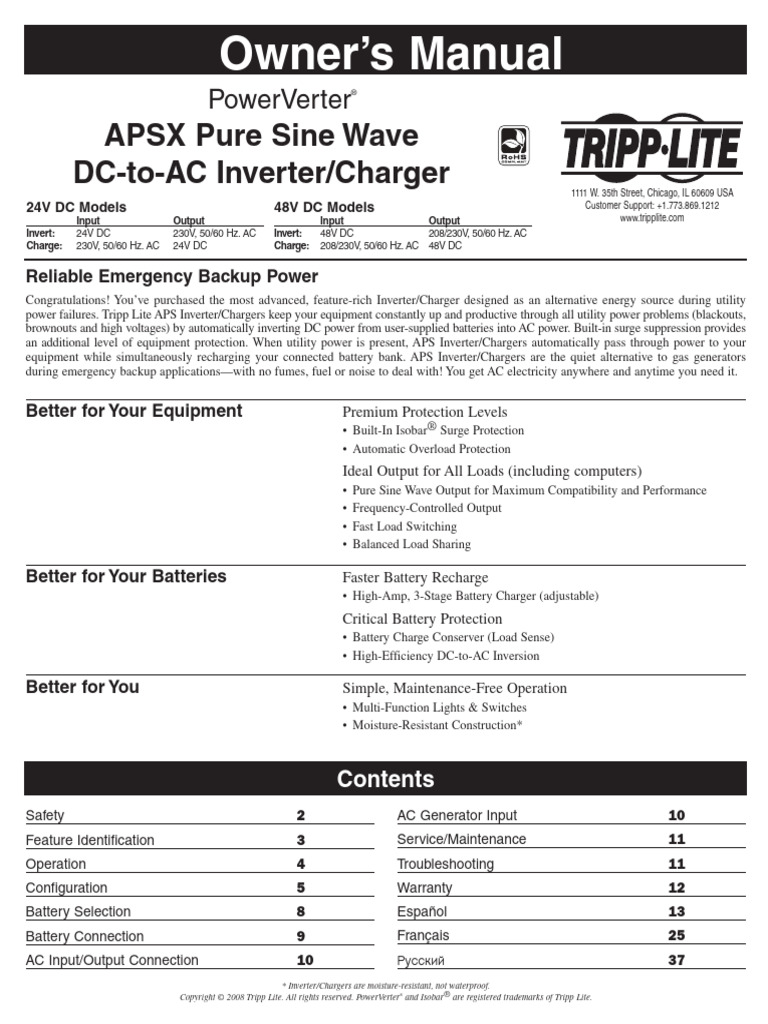 Inveter Manual | PDF | Battery Charger | Power Inverter