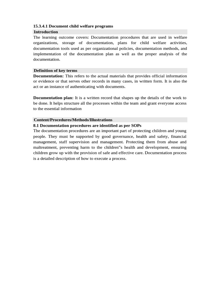 Document Child Welfare Programs 9 | PDF | Computer File | Child Protection