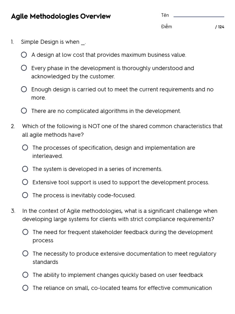 Agile Methodologies Overview_2 | PDF | Scrum (Software Development) | Agile Software Development