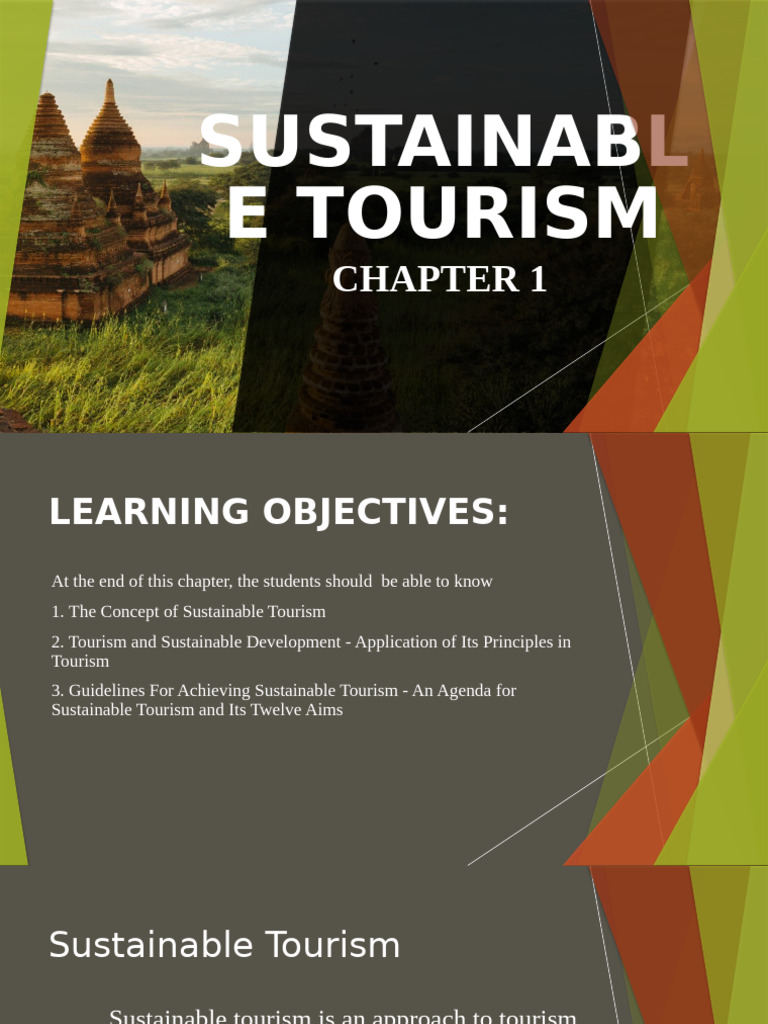 Sustainable Tourism Principles Explained | PDF | Sustainability | Tourism