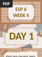 ESP6 Q3 Module-4 | PDF