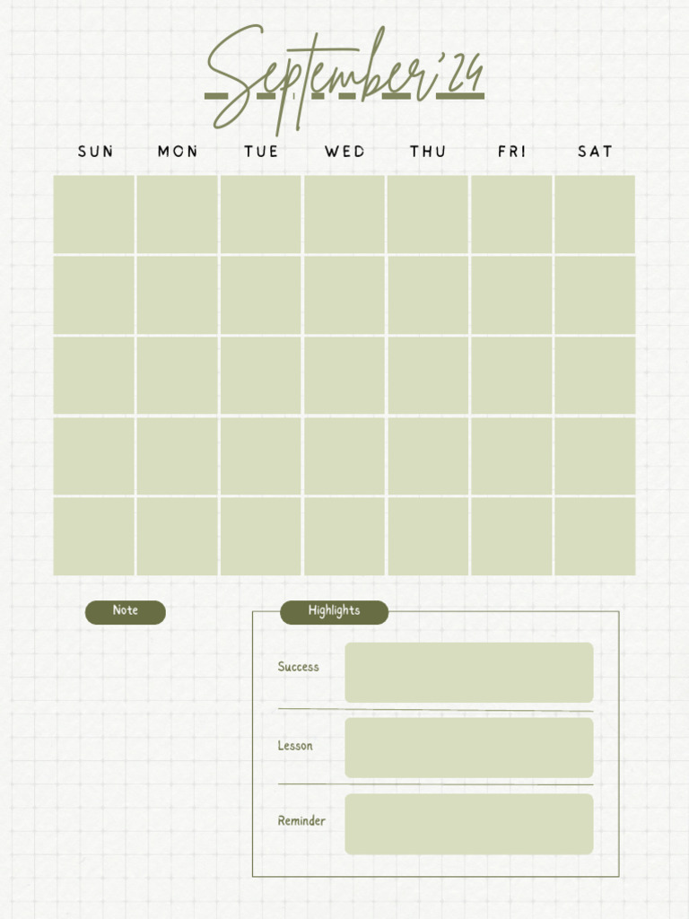 September 2024 Highlights and Notes | PDF