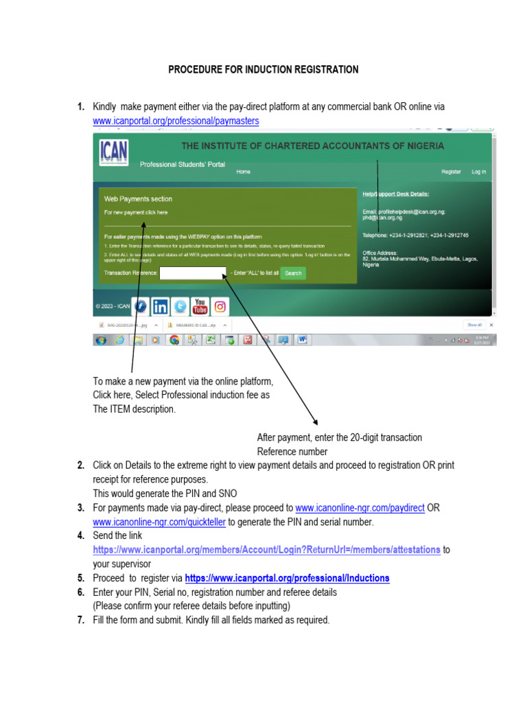 PROCEDURE_FOR_INDUCTION_REGISTRATION (2) | PDF