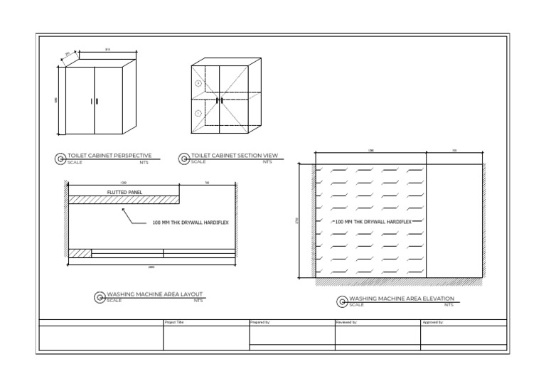 Toilet Cabinet Perspective Toilet Cabinet Section View: Scale NTS Scale NTS | PDF