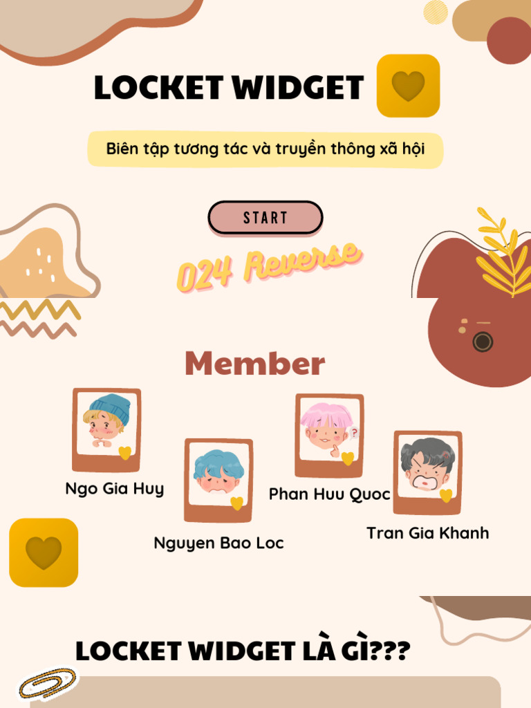 Mạng Xã Hội Locket Widget | PDF