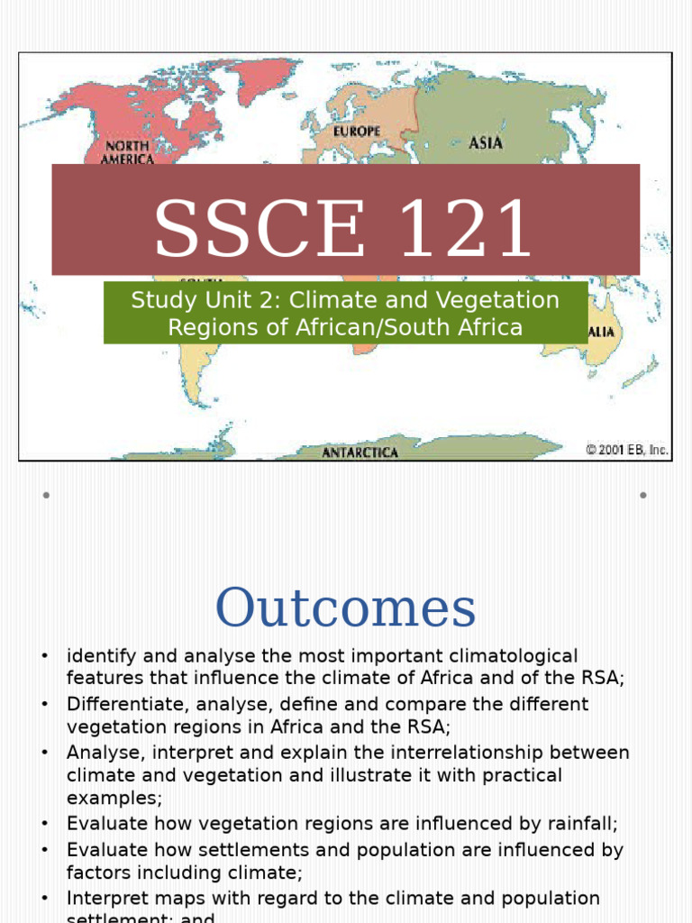 Climate and Vegetation in Africa | PDF
