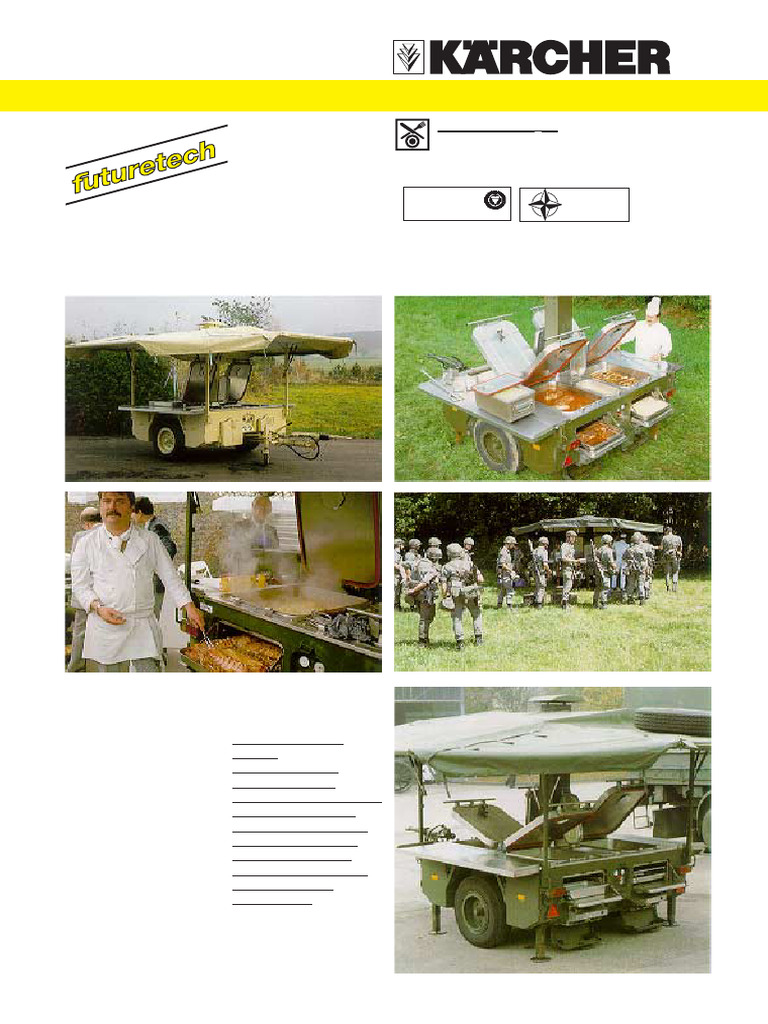 Kärcher TFK 250 Tactical Field Kitchen | PDF | Baking | Cookware And ...