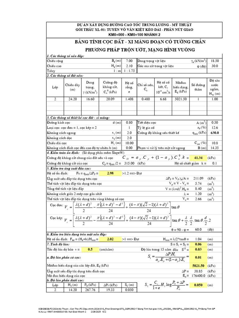 B NG Týnh Cäc ®êt - Xi M NG ®O N Cã T Êng CH N PH NG PH P Trén Ít, M NG H×NH Vu NG | PDF