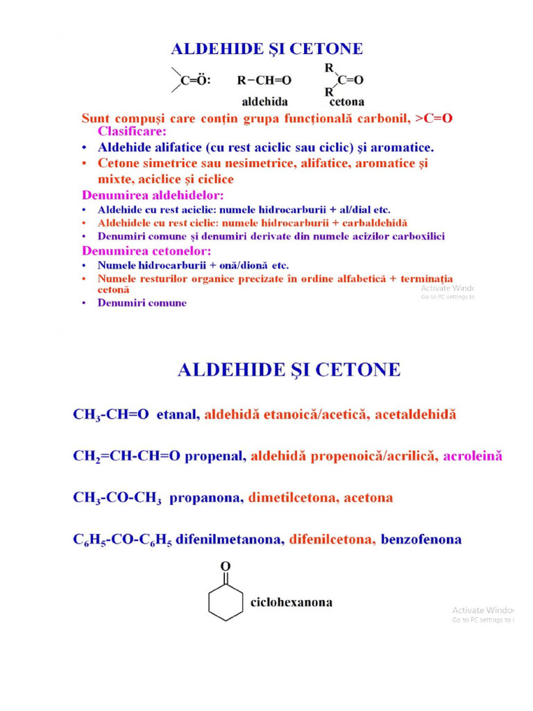 4.aldehide Si Cetone | PDF