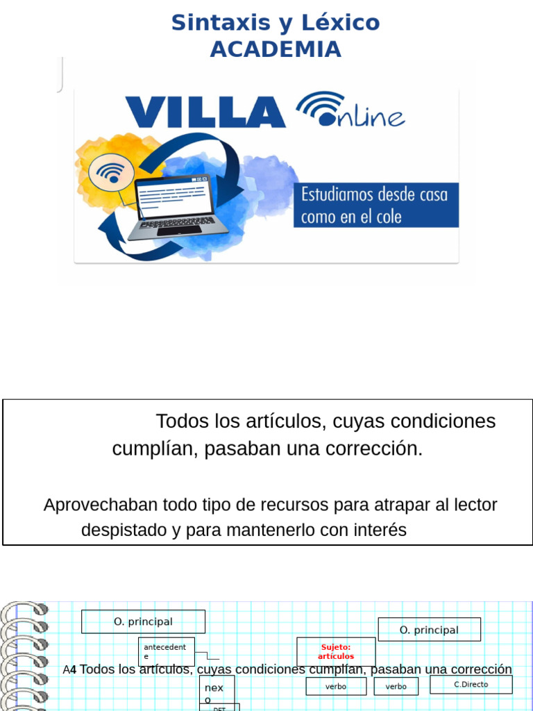 REPASO ACADEMIA Frases Y LÉXICO | PDF | Verbo | Predicado (Gramática)