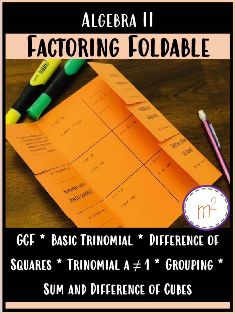 Factoring Techniques in Algebra II | PDF | Mathematical Objects ...