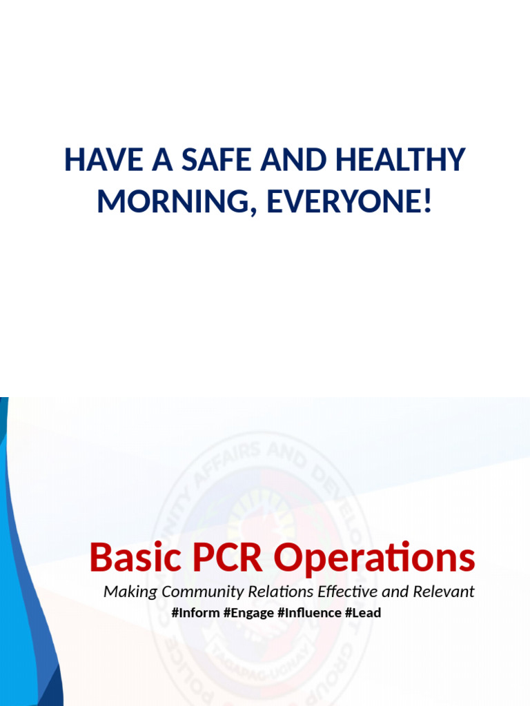 Community Policing Training Overview | PDF | Police | Community Policing