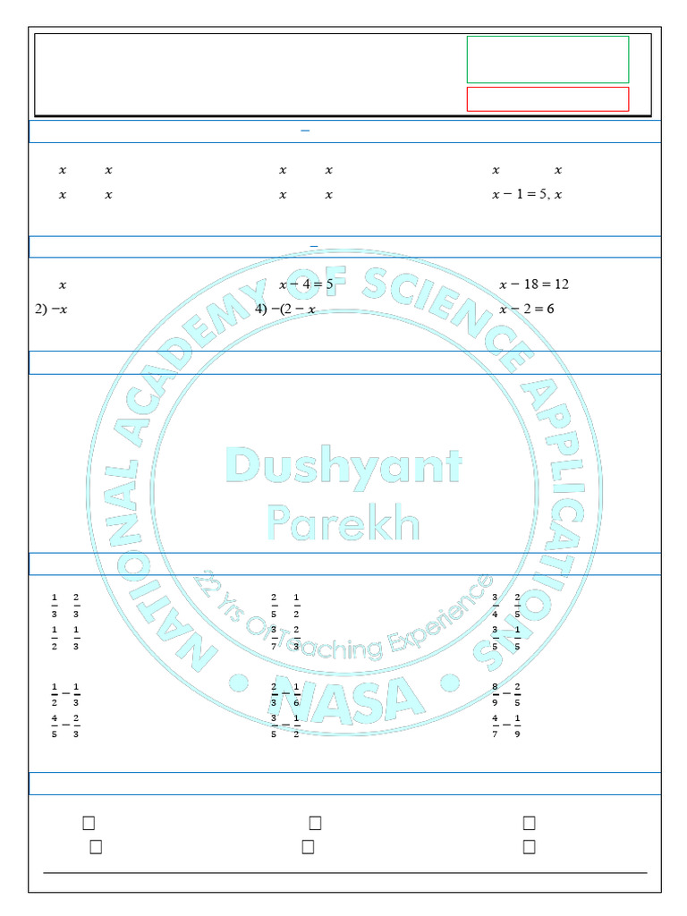 G6 MATHS PRACTISE-SHEET-1 COMBINE-SYLLABUS 2025 Ananyaa | PDF | Mathematics | Arithmetic