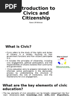 Civic Education Lecture Notes | PDF | Civics | Civic Engagement