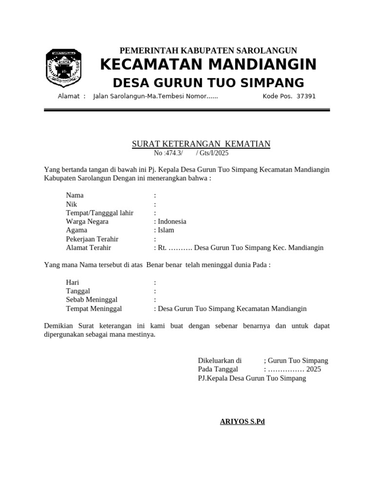 Kematian Hendro Warsito | PDF