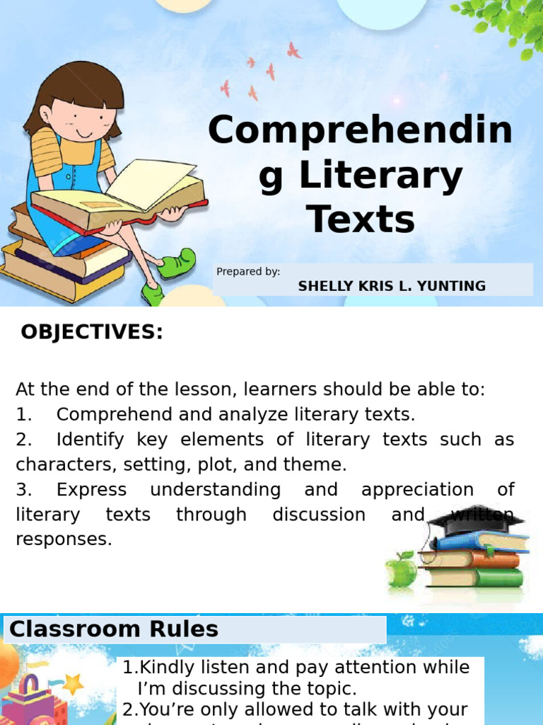 Comprehending Literary Texts | PDF | Cognition | Learning
