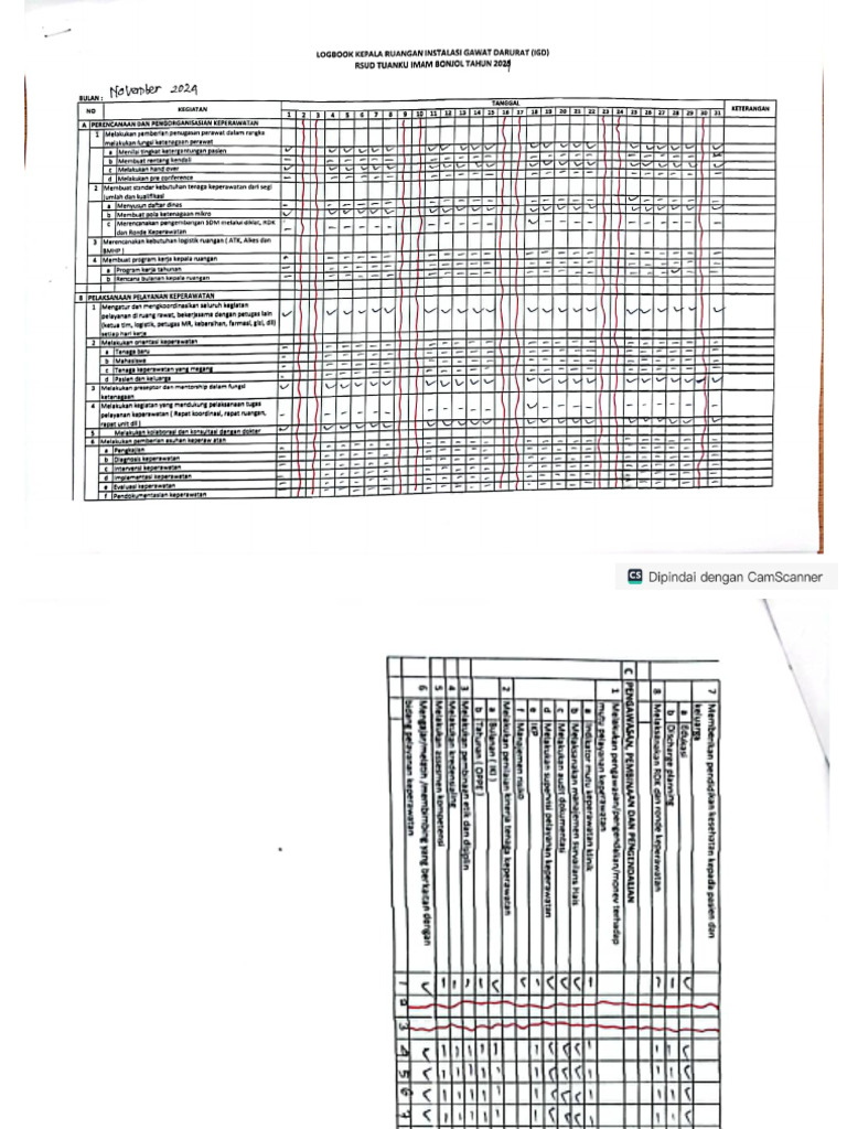 Logbook November 2024 | PDF