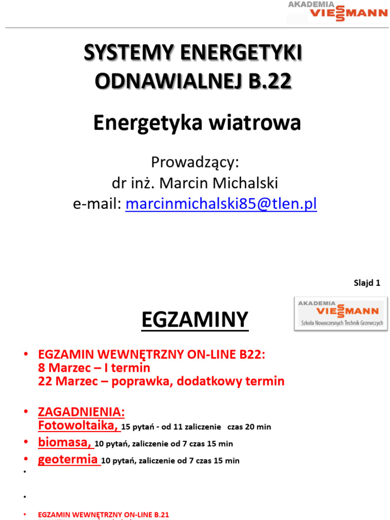 T12_Viessmann_Michalski___Energetyka_wiatrowa___16_02_2016 | PDF