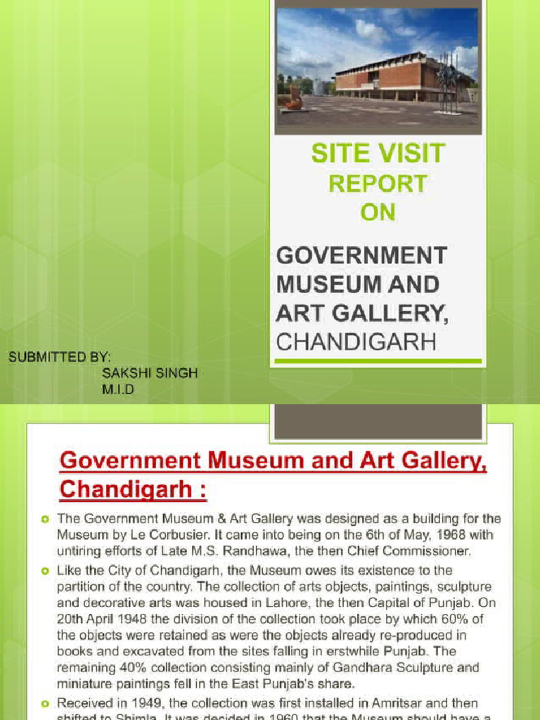 Site Visit To Gov Museum Art Gallerypptx | PDF