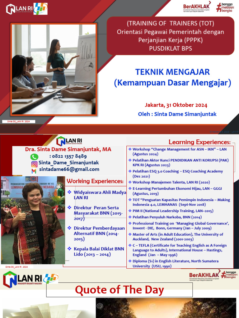 Teknik Mengajar_KDM 2024 | PDF