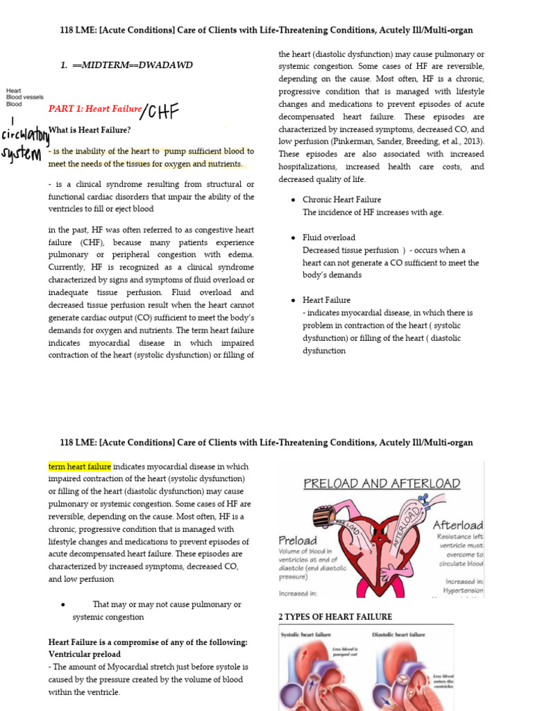 Heart Failure: Causes, Types, and Management | PDF | Heart Failure | Heart