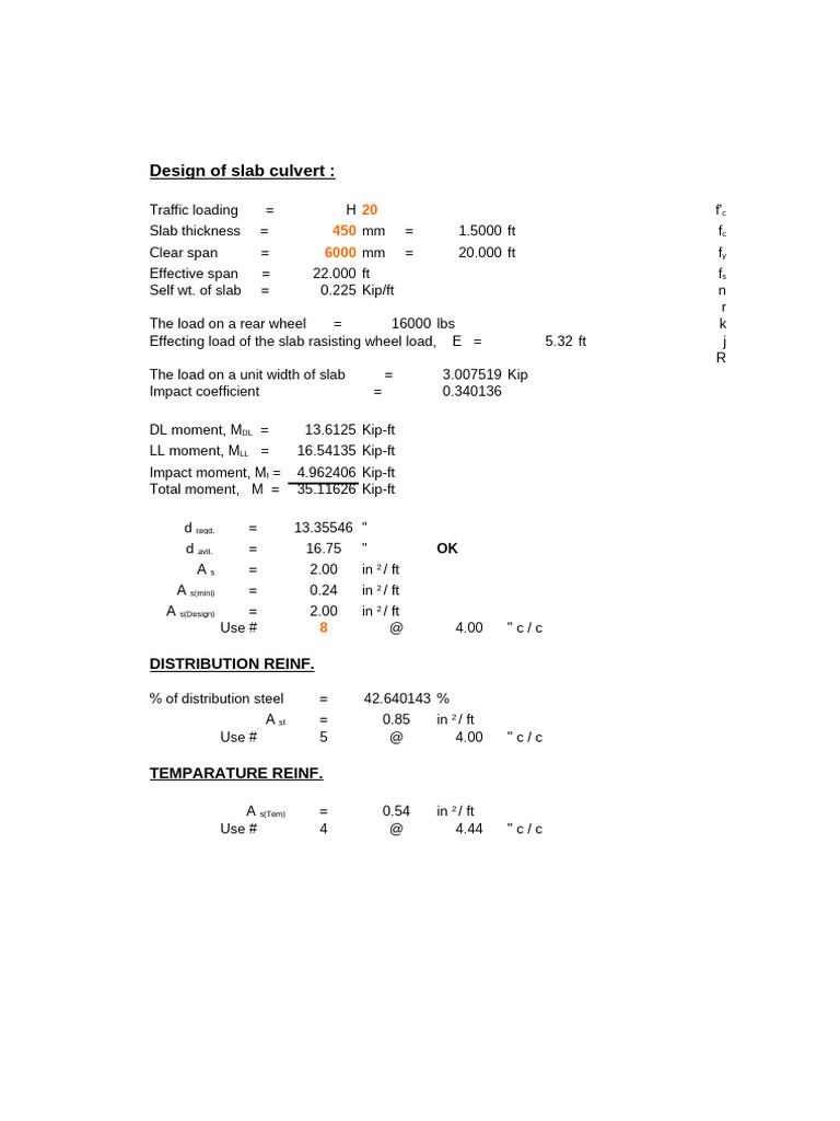 Culvert Design Calculation | PDF