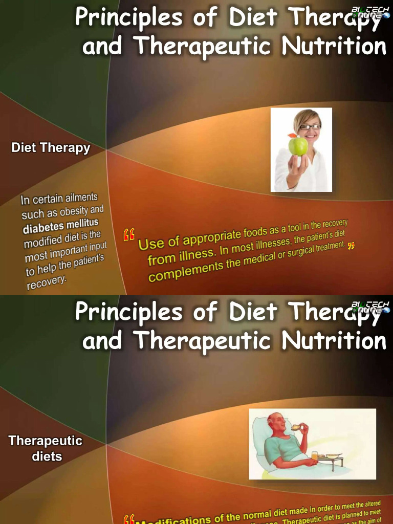 Diet Therapy and Its Principles | PDF