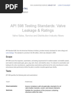 Api 598 | PDF | Leak | Valve