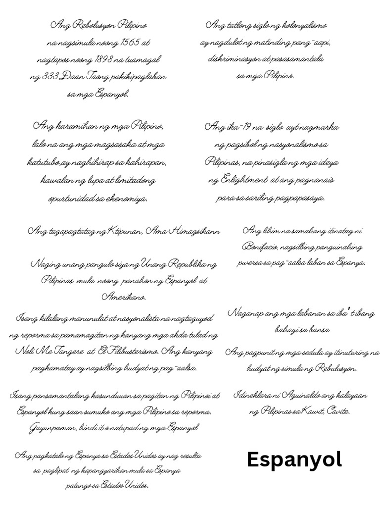 Ang Rebolusyon Pilipino | PDF