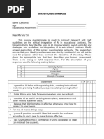 APA 7th Edition Guidelines for a Survey Questionnaire 1 | PDF ...