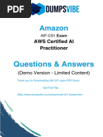 AIF-C01 Exam Guide and Questions | PDF | Machine Learning | Artificial ...