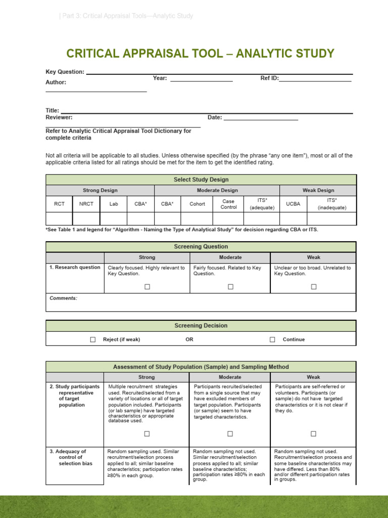 CAT For Analytic and Lit Rev | PDF | Validity (Statistics) | Sampling (Statistics)