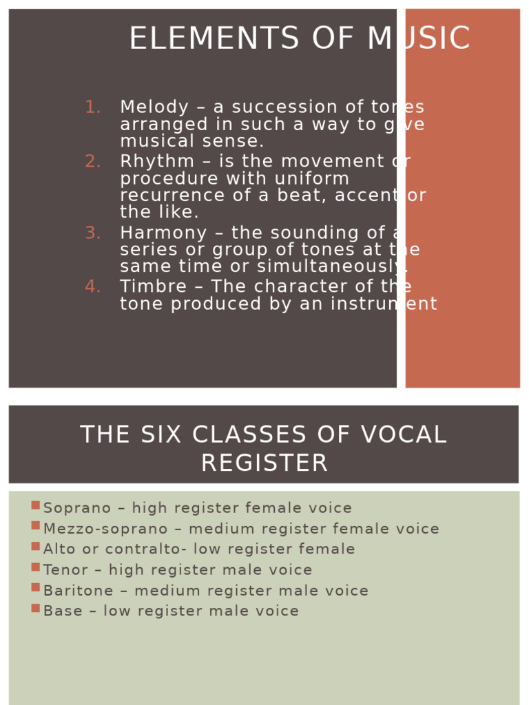 MAPEH 5 - MUSIC PPT Q3 - Elements of Music 2 | PDF | Tempo | Musical Forms