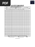 Toilet Log Sheet | PDF