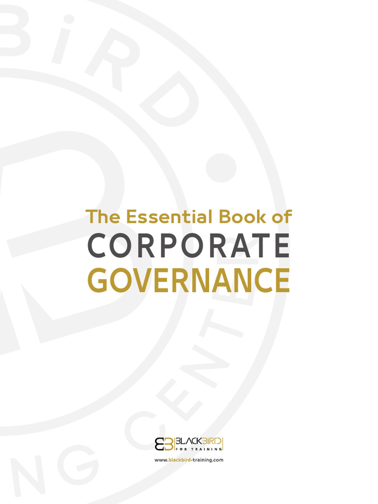 The Essential Book of Corporate Governance | PDF | Joint Stock Company ...