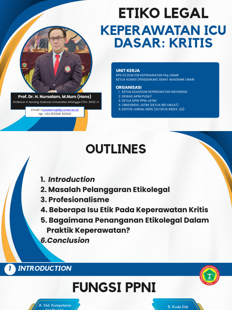 KRITIS Etiko Legal_Prof Nursalam_2024 | PDF