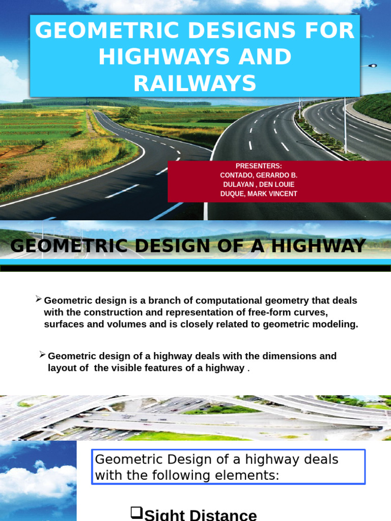 Geometric Highway Design Essentials | PDF