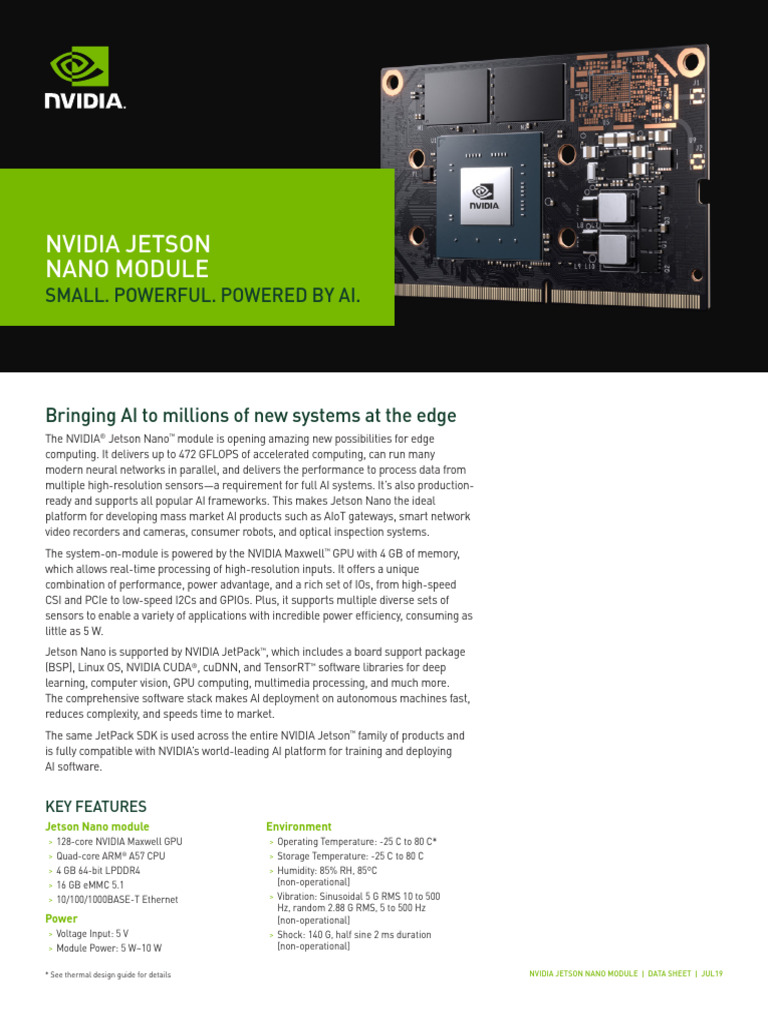 jetson-nano-module-datasheet-us-1031771-r3-web | PDF | Graphics Processing Unit | Artificial ...