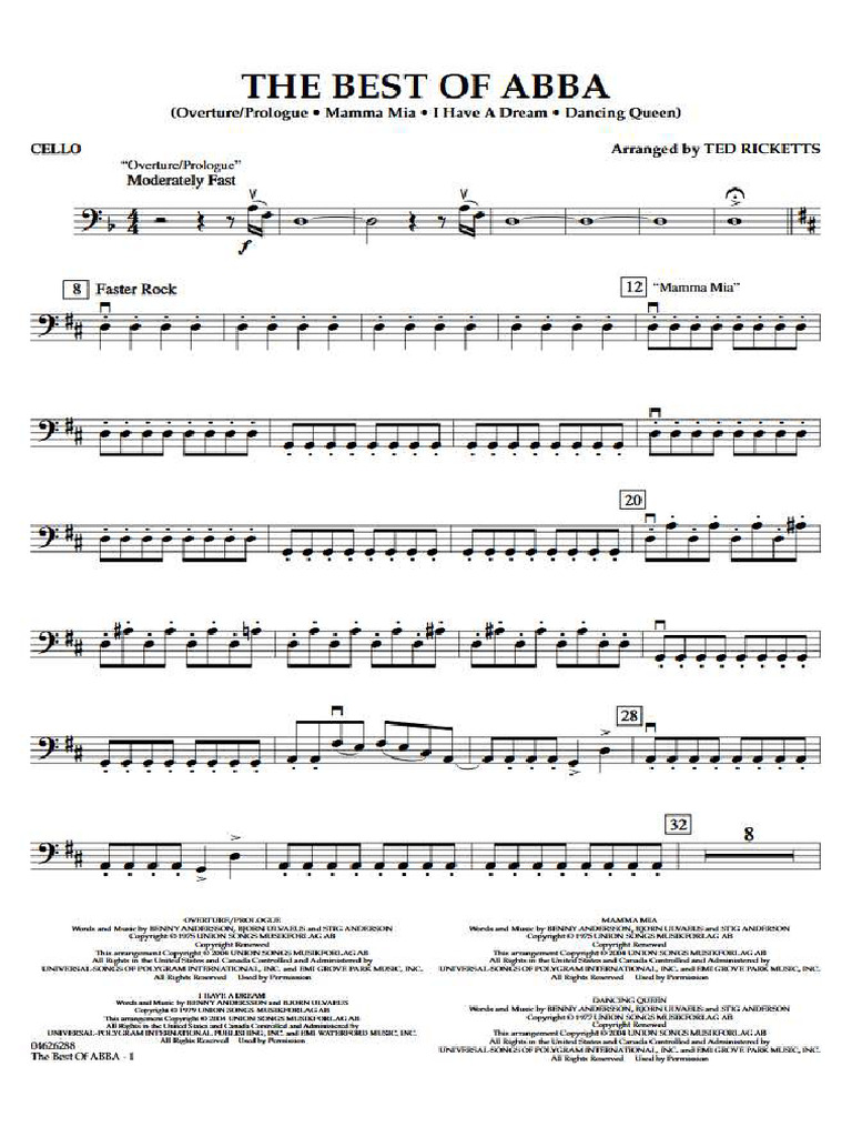 THE BEST OF ABBA - Chelo | PDF