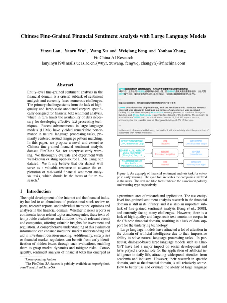 Chinese Fine-Grained FSA With LLM | PDF | Artificial Intelligence ...