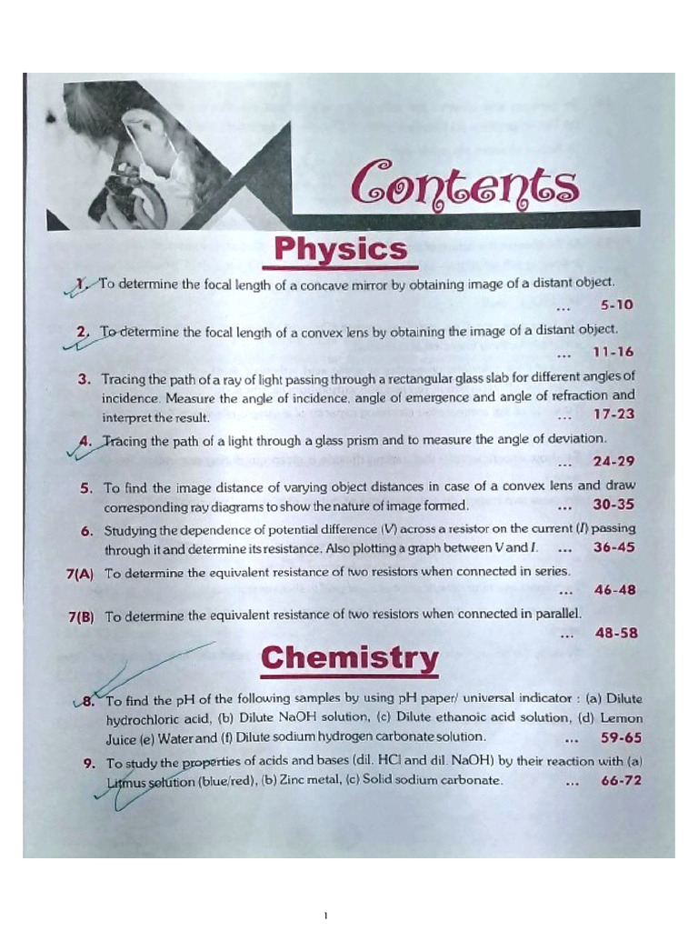 Class 10 Lab Manual Science | PDF