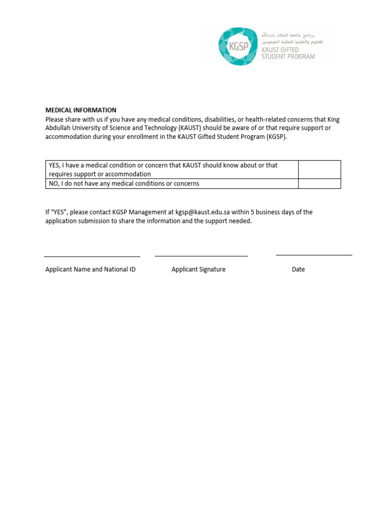 kgsp-medical-information-form | PDF