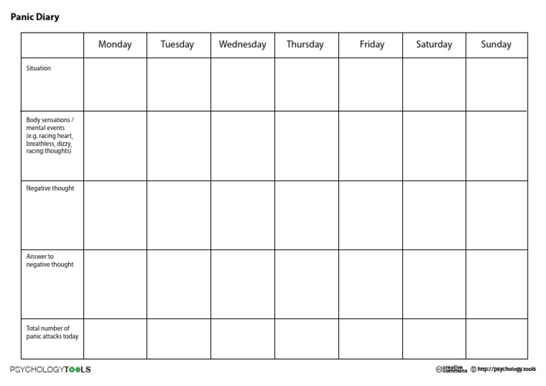 Panic Diary | PDF