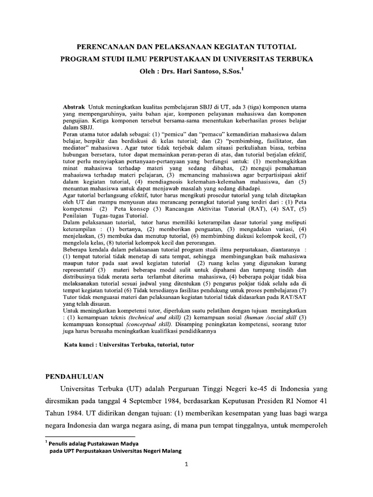 Kegiatan Tutorial1 | PDF
